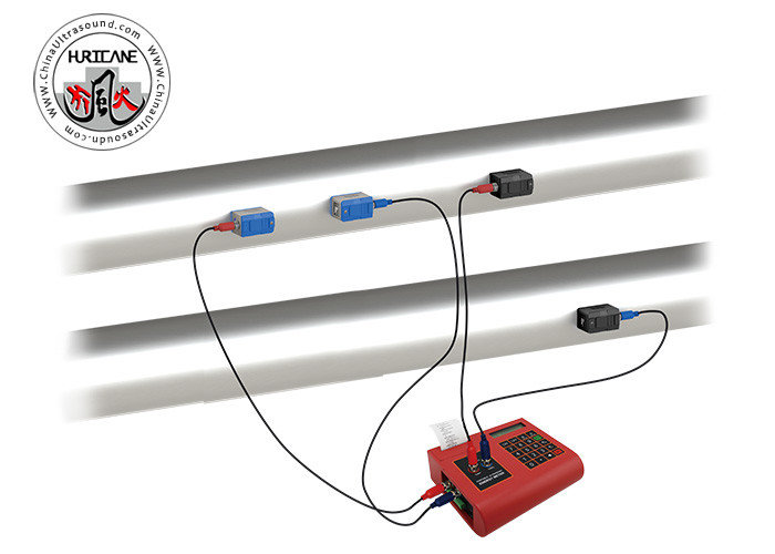 Portable type printer included Ultrasonic Heat Meter for Energy consumption monitoring