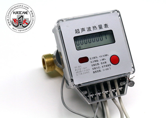 Fixed clamp-on Ultrasonic heat flow meter wall-mounted  for Reliable Dual-channel measurement
