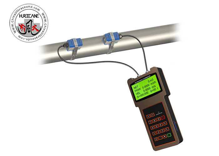 Handheld Clamp On Ultrasonic Flow Meter for Industrial Water Consumption Measurement