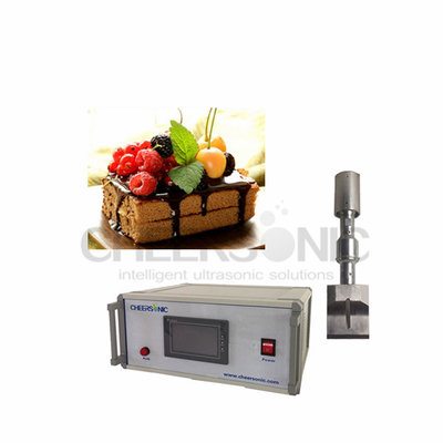 20 Khz No Smearing Fruit Cake Cheeses Ultrasonic Cutting Tool , CE Approved