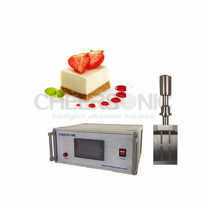 Commercial Cheese Slicer , Ultrasonic Cutting Equipment For Cheesecake 1200W