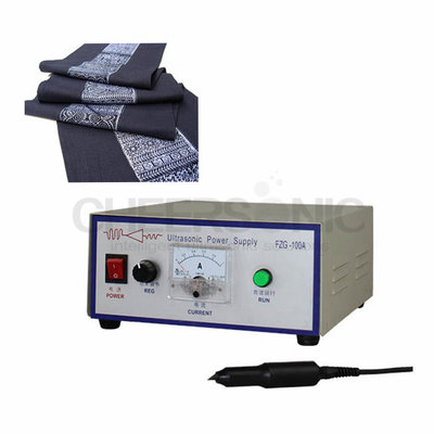 Fully Automatic Ultrasonic Cutting Machine , Dust - Free Ultrasonic Fabric Cutter 100W