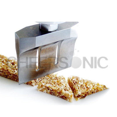 Round / Sheet Dessert Portioning Ultrasonic Food Cutter , Cheese Cutter Machine