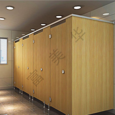 Washroom Bathroom Urninal Cubicles HPL Toilet Partition With304 Stainless Steel Accessories