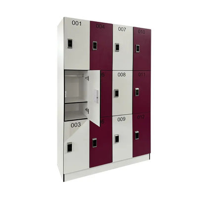 Changing Room Fireproof Used Coin Operated Locker with Bench