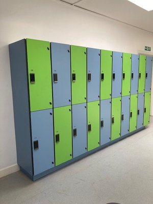 Factory Direct Sale Antique 3 Tier Pad Lock Locker  / gym locker
