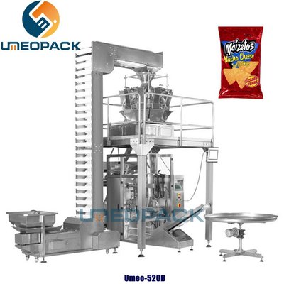 China Automatic vertical crisps nitrogen potato chips weighing packaging machine supplier
