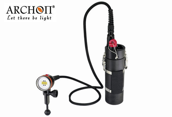 6500 Lumen 200 Meter Underwater Video Lights , CREE XM-L2 U2 LED Dive Torch