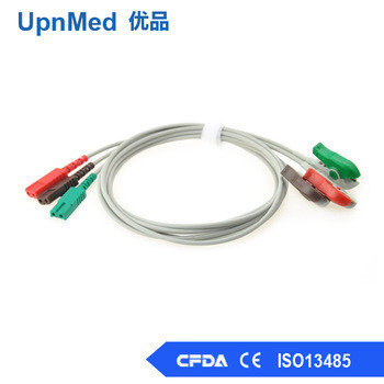 LL 3-lead ECG leadwires set with grabber/clip