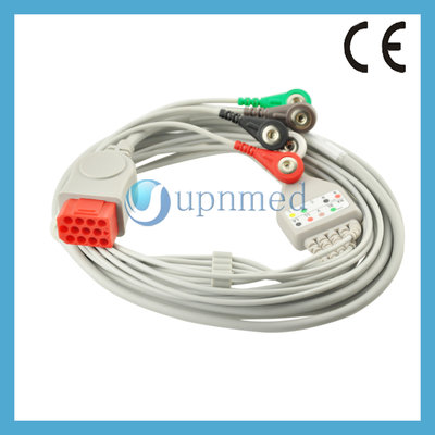 Bionet One piece 5 lead ECG Cable with leadwires