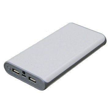 Custom 20800mAh Dual USB Power Bank , Light Weight Pocket Power Bank