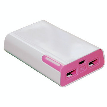 Aluminum 7800 Dual USB Power Bank Xiaomi Cell Phone Charging Pack