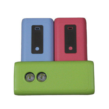 Outdoor Emergency Multifunction Dual USB Flashlight Mobile Portable Power Bank