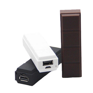 창조적인 초콜렛 유일한 힘 은행 2600mAh 이동할 수 있는 배터리 백업 충전기