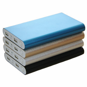 8000mAh Fashion Compact Power Bank Multifunction Metal Portable Mobile Charger