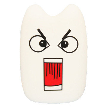 Small Dual USB External Battery Charger Box 7800mAh Power Bank , white