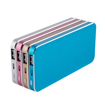 ABS Cell Phone External 4000mAh Rectangle Power Bank Of Li-polymer Battery