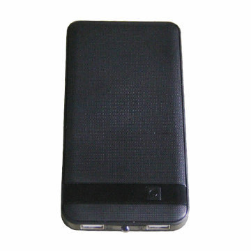 보편적인 상한 금속 이동 전화, 최고 수용량을 위한 이중 USB 호리호리한 힘 은행