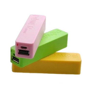 Mini USB Smartphone Power Pack , 2600mAh Rechargeable Portable Power Bank