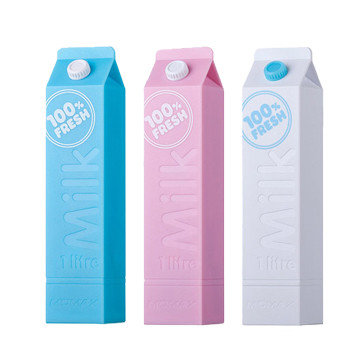 Milk Carton 2600 mAh Smartphone Power Pack With Li-Ion Battery