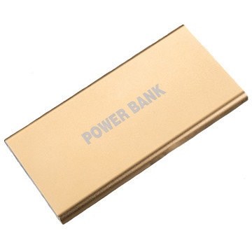 Metal External 8000mAh Rectangle Power Pack Of Li-polymer Battery