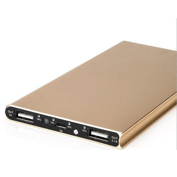 LED/LCD 8000mAh 디지털 방식으로 똑똑한 장치를 위한 매우 얇은 배터리 충전기 힘 은행