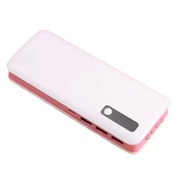 Android IOS Smatphones Back-up Pink 13000mAh Multi Function Power Bank