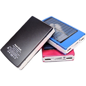 Solar Cells High Capacity Solar Panel Power Bank 10400mAh External Charger