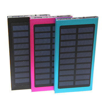 로즈 파란 8000mah 두 배 USB 이동 전화를 위한 방수 태양 전지판 힘 은행