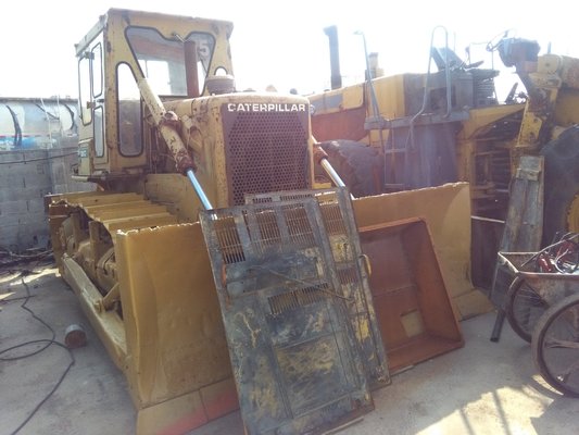 CAT D6 Used Caterpillar Bulldozer With Ripper , Second Hand Construction Machinery