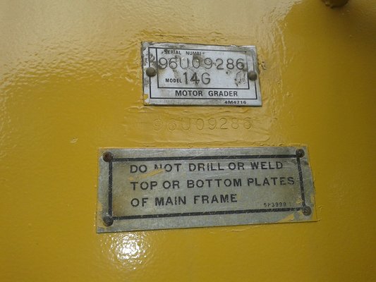 1996 Year Used Caterpillar Motor Grader / CAT 14g Motor Grader180hp