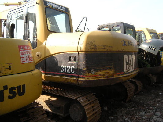 used Caterpillar 312C excavator 0.7cbm capacity year 2005 CAT 312