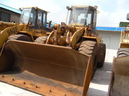 Used Wheel Loader Original Painting Caterpillar 960F  Front Wheel Loader