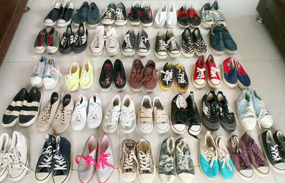 25 Kg In Bulk Used Men's Shoes Wholesale for Africa , Sports Soccer /  Basketball Shoes