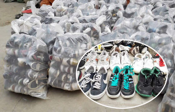 China Cheap USA Standard Second Hand Shoes Wholesale for Export to Africa