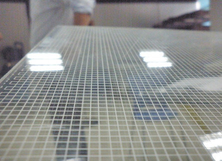 LGP acrylic panel slim light box 3D V groove engraving machine