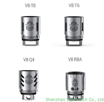 Authentic Smok TFV8 Coil Head V8-T8 V8-T6 V8-Q4 V8 RBA Replacement Coils For TFV8 Cloud Beast Tank 100% genuine supplier