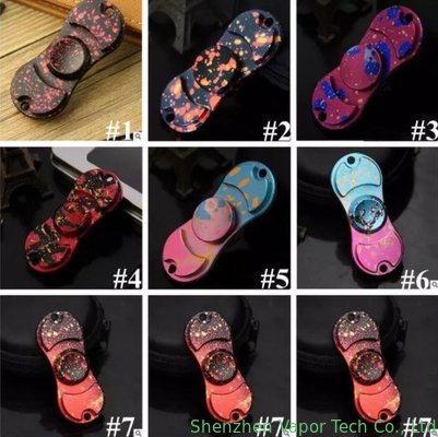 7 Designs Rainbow Polar Aurora Hand Spinner Starry Sky Fidget Spinner HandSpinner Toys Fingertip Decompression Anxiety G supplier