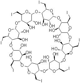 China 6A,6B,6C,6D,6E,6F,6G,6H-Octadeoxy-6A,6B,6C,6D,6E,6F,6G,6H-octaiodo-gamma-cyclodextrin[168296-33-1] manufacturer