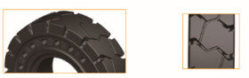 Puncture Resistance Solid Rubber Tyres Long Life All Terrain Truck Tires