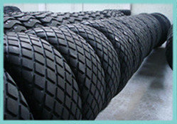 23.1-26 Black Nylon OTR Tires , 1500mm Overall Dia Garden Tractor Ag Tires