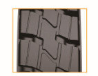 250-15 200/75-15 Industrial Solid Rubber Tires , Solid Forklift Tires