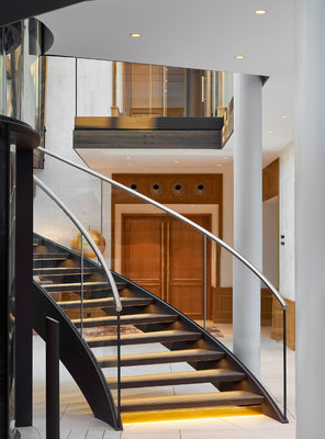 Curved Staircase Guangzhou Manufacturer Large Project in Australia Sydney