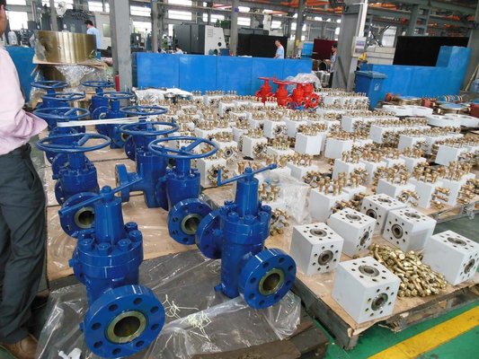 GATE VALVE, 4-1/16" , 5000 PSI WP, FLANGED RTJ (R-24), API 6A 19TH PSL2 PR2 U BB