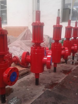 API 6A 3-1/8" 5000 PSI FC Style Hydraulic Gate Valve, API 6A Flanged End, PSL3 PR1 U EE