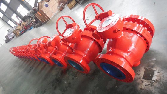 BALL VALVE, 6" 150LB FULL PORT, TRUNNION MOUNTED TYPE, SIDE ENTRY, WCB BODY, BALL A105+ENP