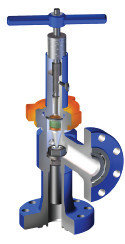 Adjustable Choke, 2-1/16" 5000 PSI 2" inlet/outlet Duplex SS S31803 plain bonnet type