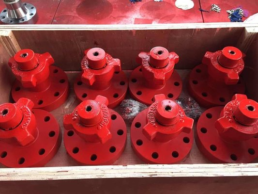 Adapter Flange 3-1/8" 5000PSI c/w 3" 1502 Female, Male Blind Plug/Nut with 1/2" NPT FF-NL