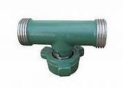 Weco Flow TEE 1-1/2" Fig.1502 F x M x F (Female x Male x Female)/Thread x Nut x Thread