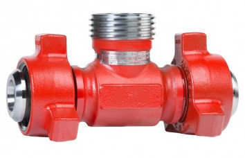 Weco Flow TEE 1-1/2", Fig. 1502, M x F x M (Male x Female x Male), 15000PSI
